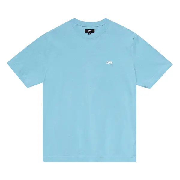 StÜssy Stock Logo Short-sleeve Crew - Blue