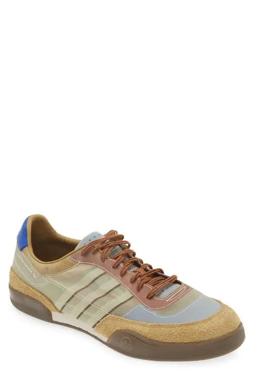 Adidas Squash Polta Akh Sneakers In Dark Brown/ Core Black/ Blue
