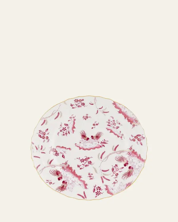 GINORI 1735 Oro Di Doccia Magenta Dinner Plate