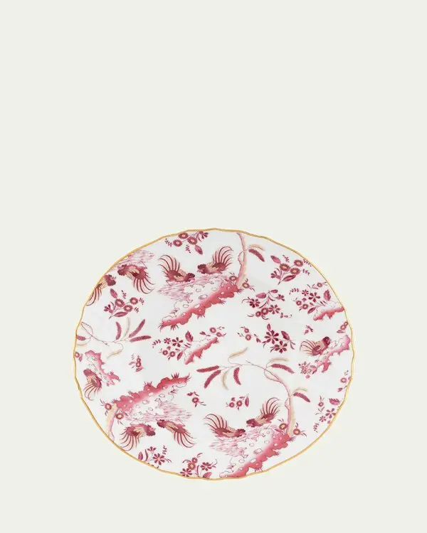 GINORI 1735 Oro Di Doccia Magenta Soup Plate