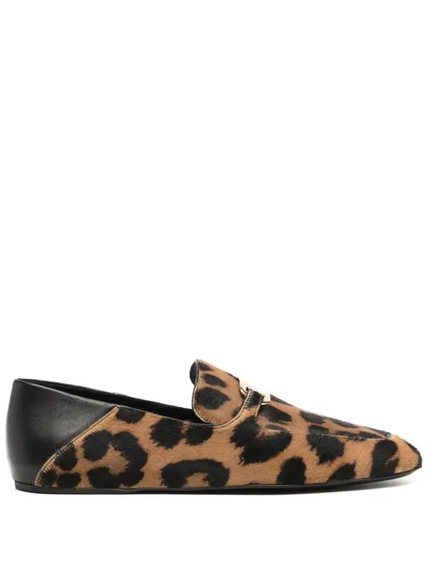 FERRAGAMO Leather Flat Shoes - Multicolor