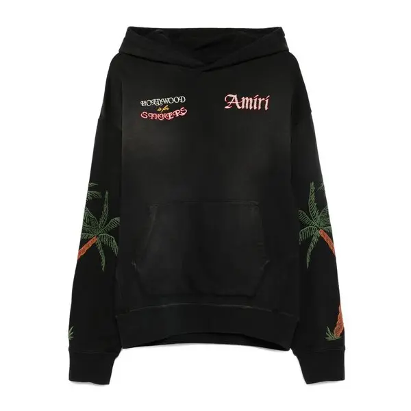 Amiri Palm-tree Embroidered Sweatshirt