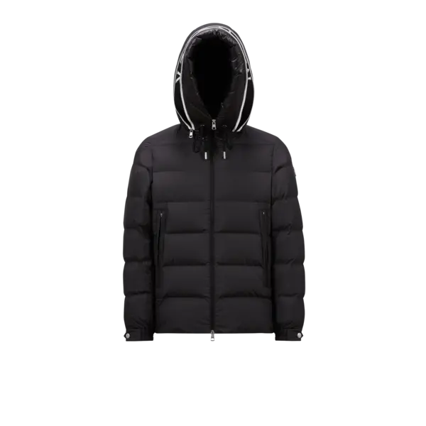 Moncler Cardere Hooded Short Down Jacket - Black