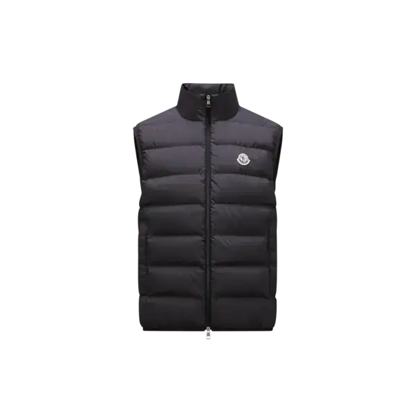 Moncler Contrin Down Puffer Vest - Black | Editorialist