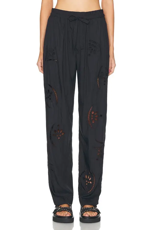 Isabel Marant Hectorina Pant - Faded Black