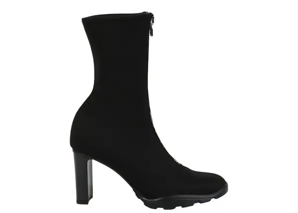 Alexander McQueen Zip-up Ankle Boots - Black