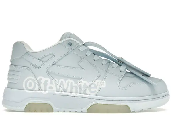 Off-White Out Of Office Low-top Sneakers - Light Blue/white