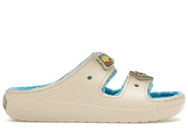 CROCS Classic Cozzzy Spongebob Squarepants Sandals - Bone