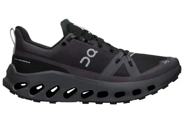On Running Cloudsurfer Trail Waterproof Sneakers - Black/eclipse