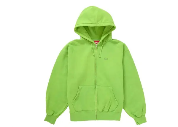 Supreme Overdyed Small Box Zip-up Hooded Sweatshirt