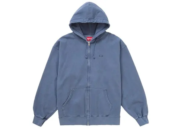 Supreme Overdyed Small Box Zipup Hooded Sweatshirt