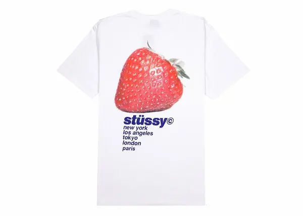 StÜssy Strawberry Tee Shirt