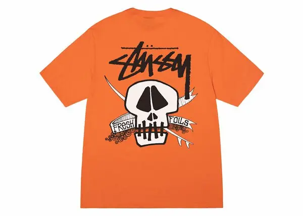 StÜssy Fresh Foils Tee Shirt - Coral