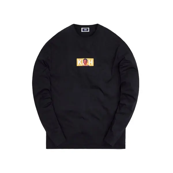 Kith For Shaina Mccoy Classic Logo Long Sleeve Tee Shirt
