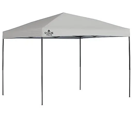 QUIK SHADE Shade Tech 10 X 10 X 9 Ft Grey St100 Straight Leg