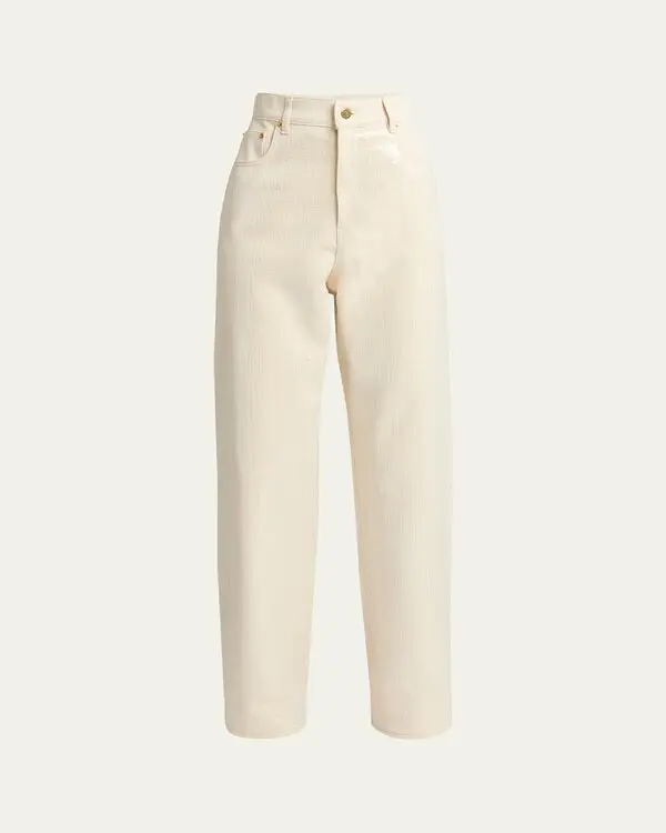 Golden Goose Journey Kim Sequined Straight-leg Jeans