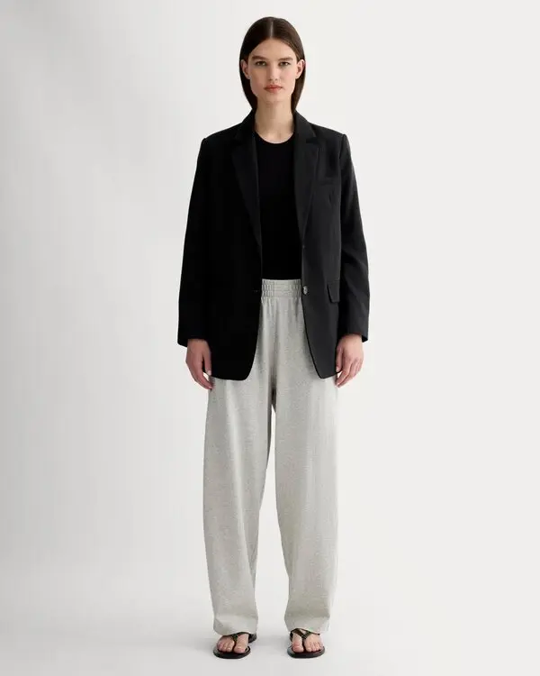 Everlane Off-duty Barrel Pant - Pale Heather Grey