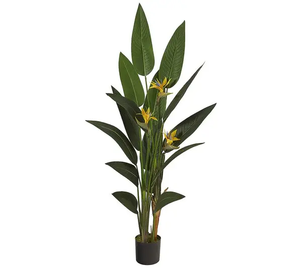 NEARLY NATURAL 6' Bird Of Paradise Artificial P Lant
