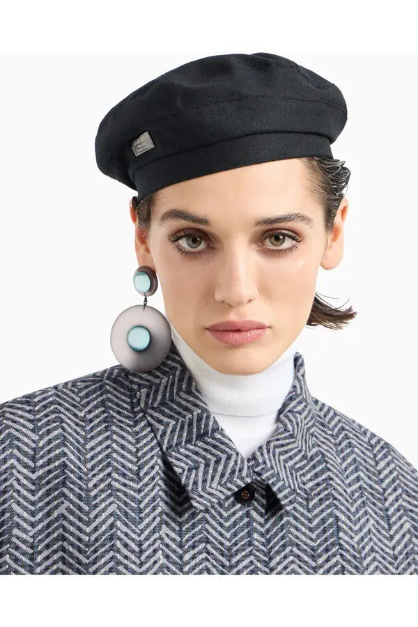 Giorgio Armani Mohair And Silk Beret