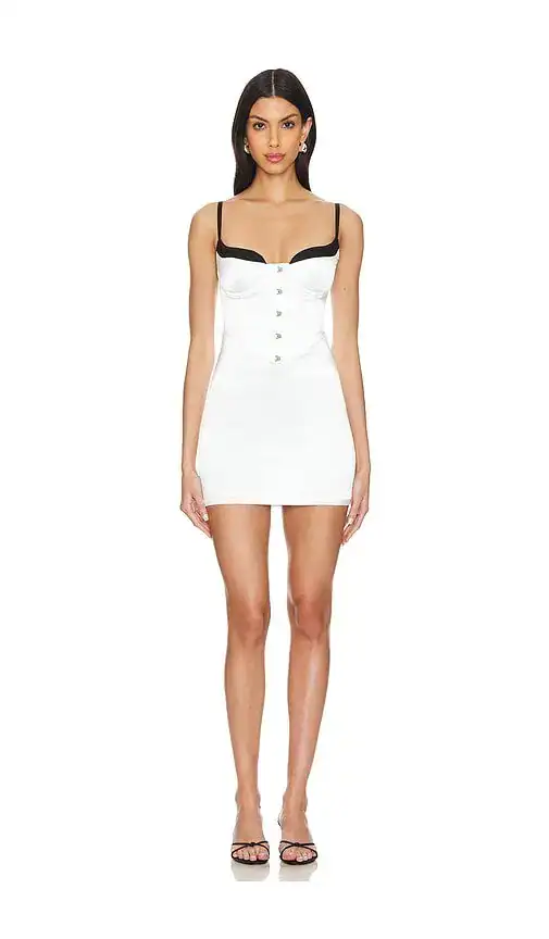 Superdown Livia Mini Dress - White - 5% Off | Editorialist