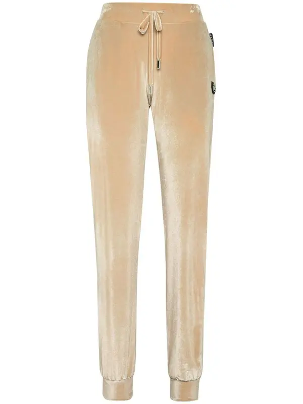 Philipp Plein Gothic Velour Track Pants