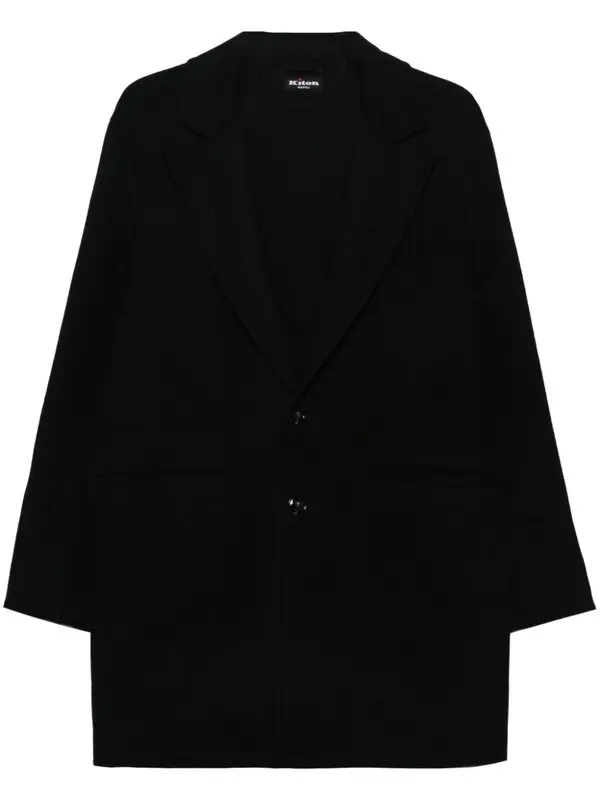 Kiton Felted Single-breasted Coat