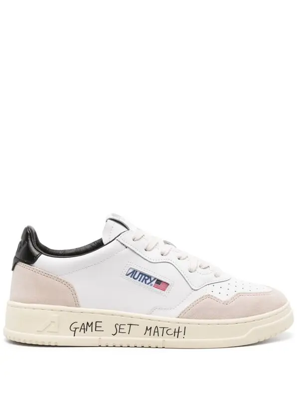 AUTRY Medalist Leather Sneakers - White
