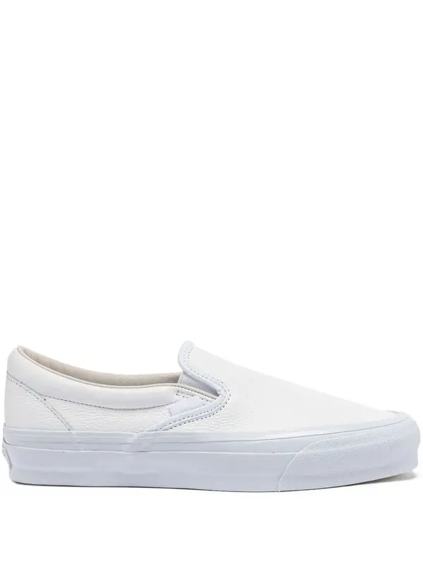 VANS Leather Classic Slip-on Sneakers
