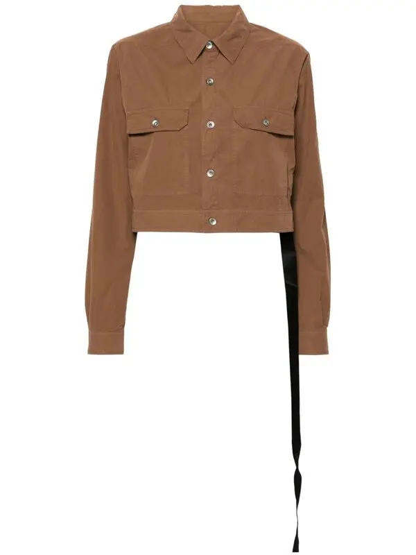Rick Owens Cut-out Cropped Jacket