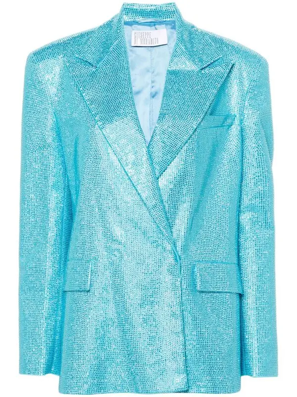 Giuseppe Di Morabito Rhinestone-embellished Double-breasted Blazer