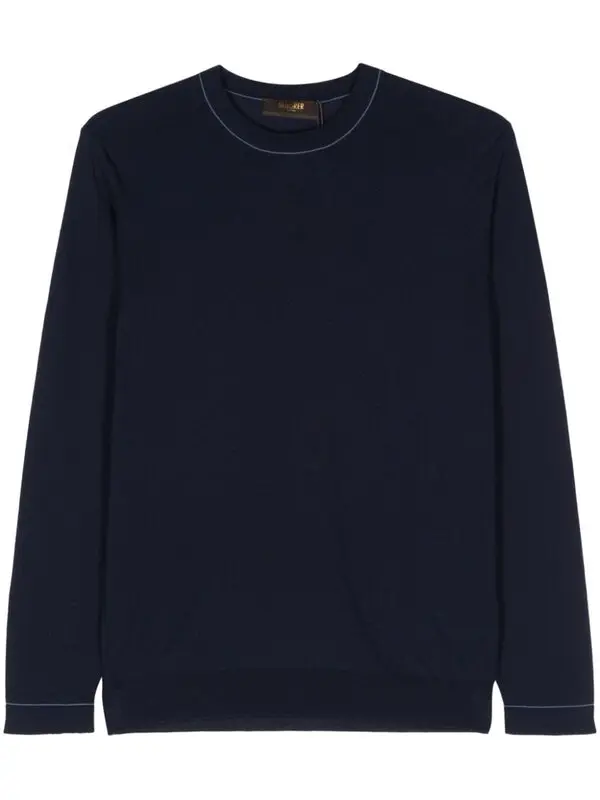 MOORER Tristand Fine-knit Jumper