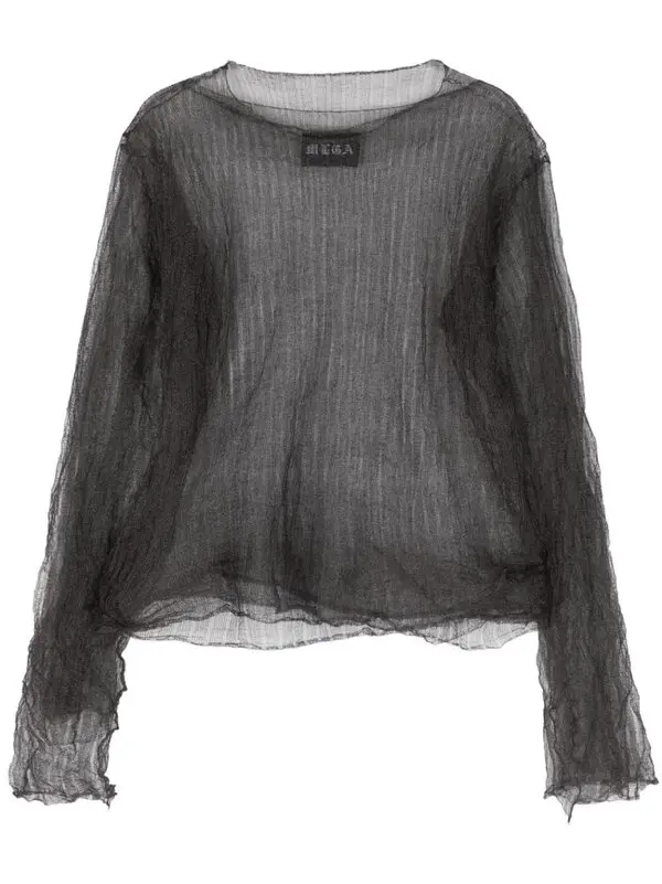 MLGA Layered Open-knit T-shirt
