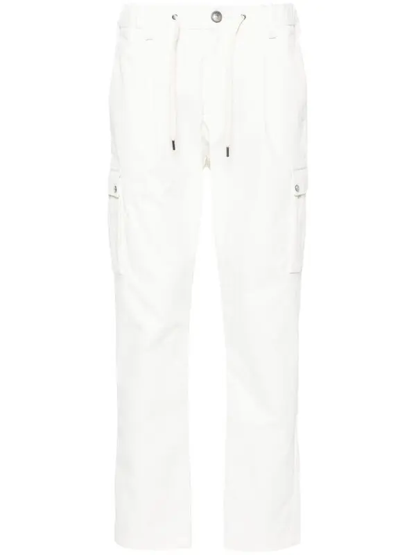 Herno Drawstring-waist Tapered Trousers