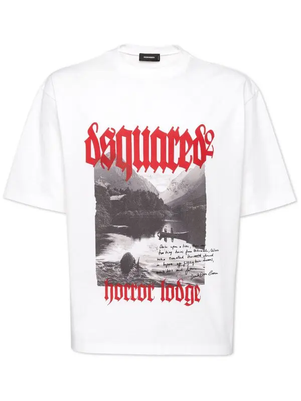Dsquared2 Graphic-print Cotton T-shirt