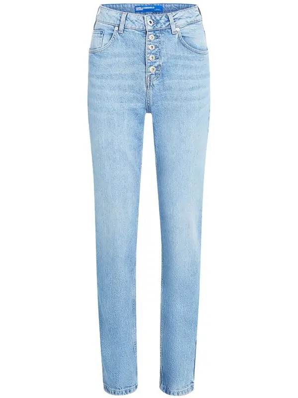 Karl Lagerfeld High-rise Tapered Jeans