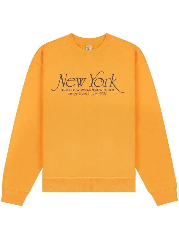 SPORTY & RICH Ny 94 Crew-neck Sweatshirt