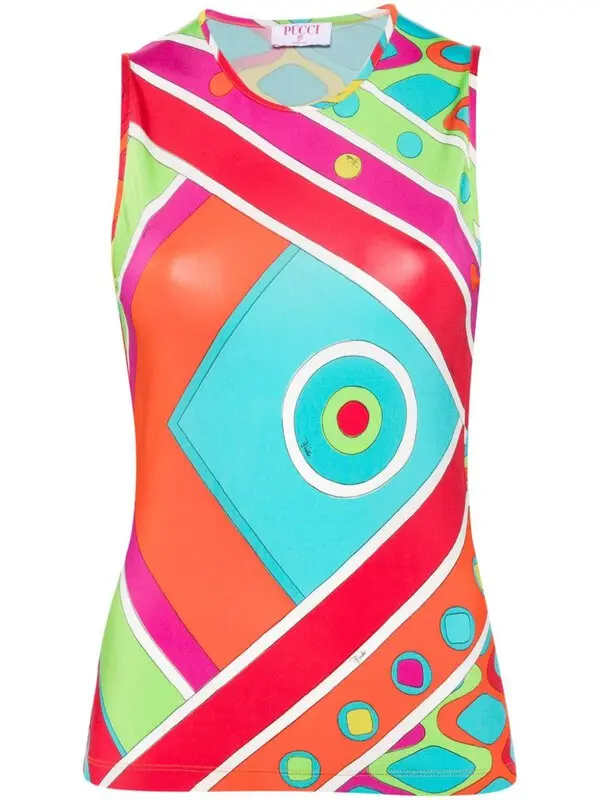 Emilio Pucci Vivara-print Tank Top