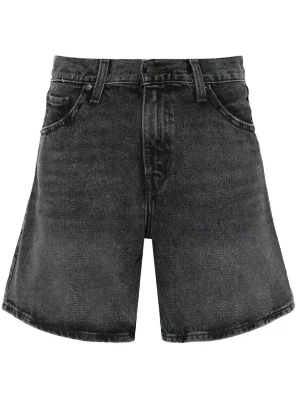 LEVI'S High-rise Denim Shorts - Black