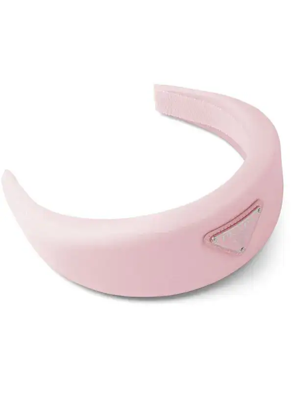 Prada Re-Nylon Padded Headband - Pink | Editorialist