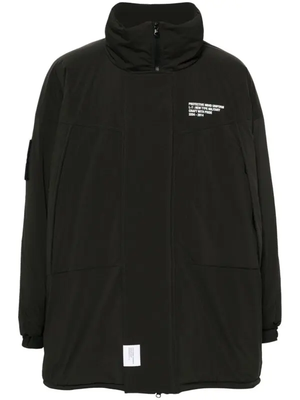 NEIGHBORHOOD Monster Logo-print Parka Coat