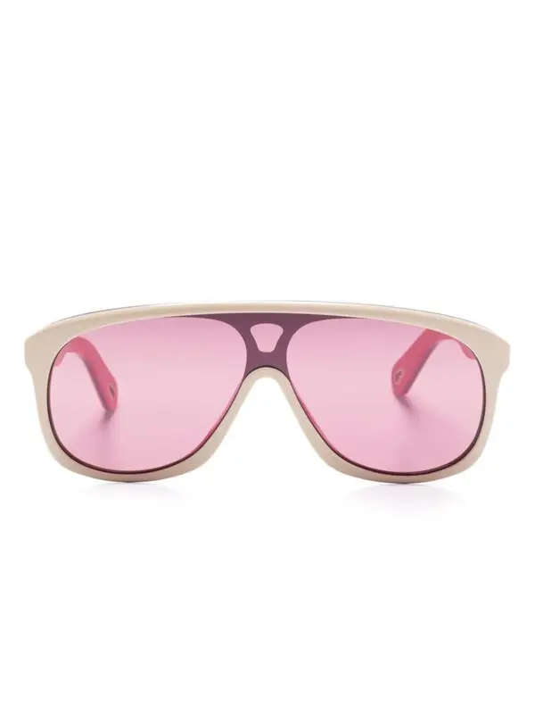 Chloé Shield-frame Sunglasses