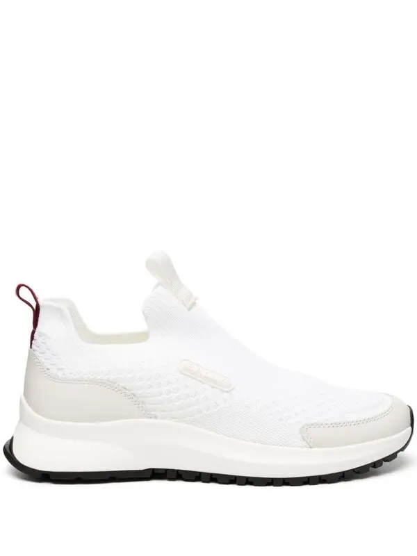 Bally Outline Logo-patch Sneakers - White