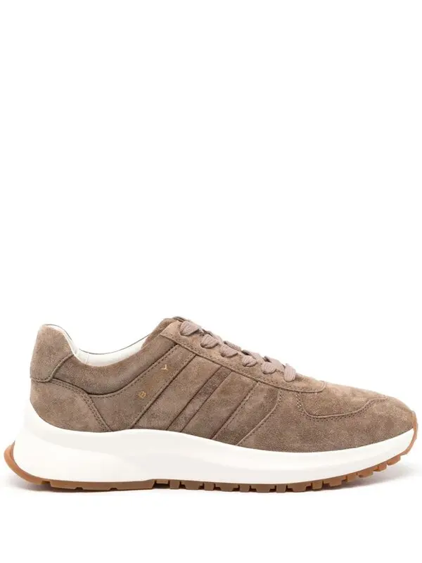Bally Outline Leather Sneakers - Brown