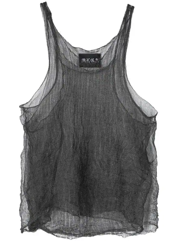 Mlga Two In One Tank Top In Black - 70% Off | Editorialist