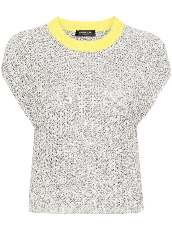 Fabiana Filippi Open-knit Sleeveless Sweater