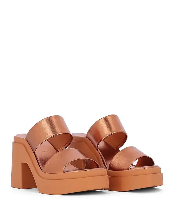 Clergerie Next Platform Sandals - Copper
