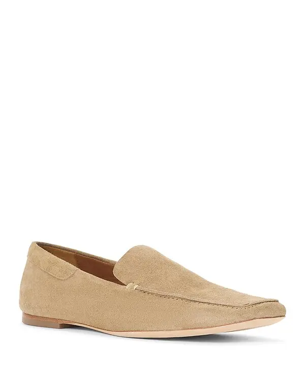 Staud Becks Square Toe Loafers - Dune