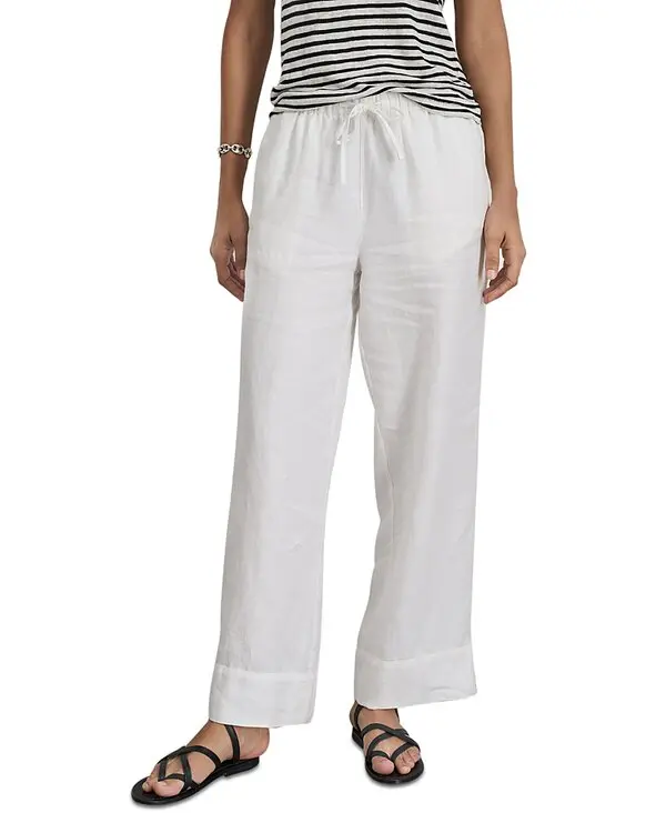 ALEX MILL Riley Linen Pants - Off White