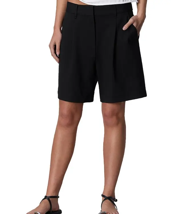 Rag & Bone Irina Mid-rise Ponte Tailored Shorts - Black