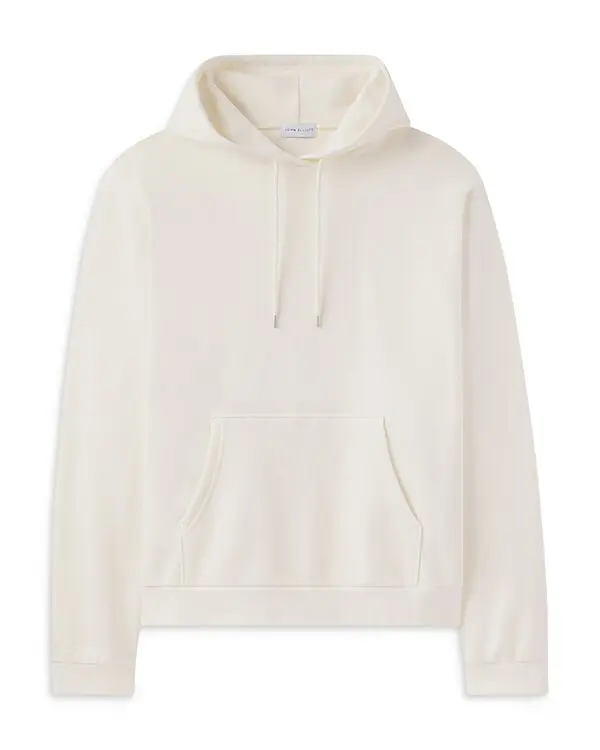 John Elliott Beach Solid Relaxed Fit Hoodie - Salt